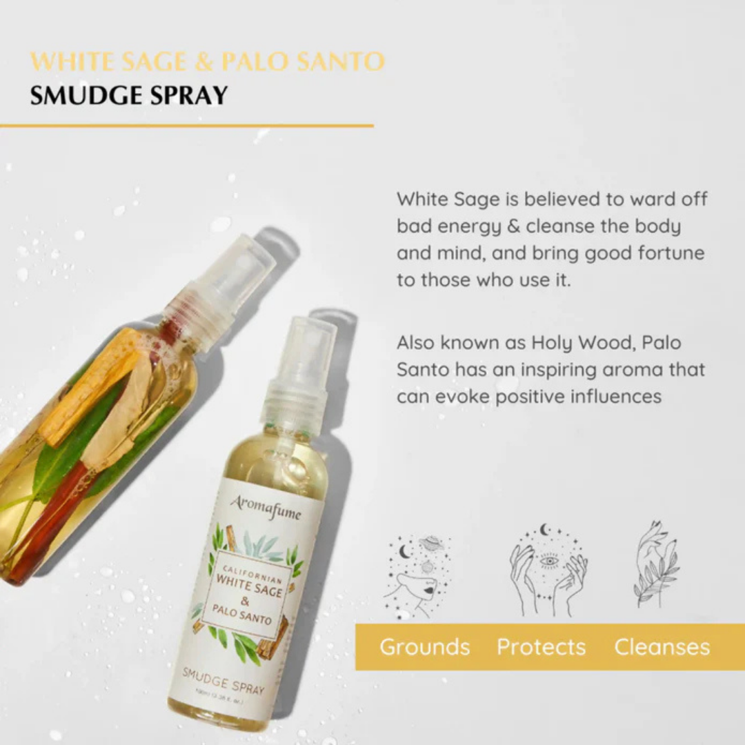 Californian White Sage and Palo Santo Smudge Spray – greensquareshop