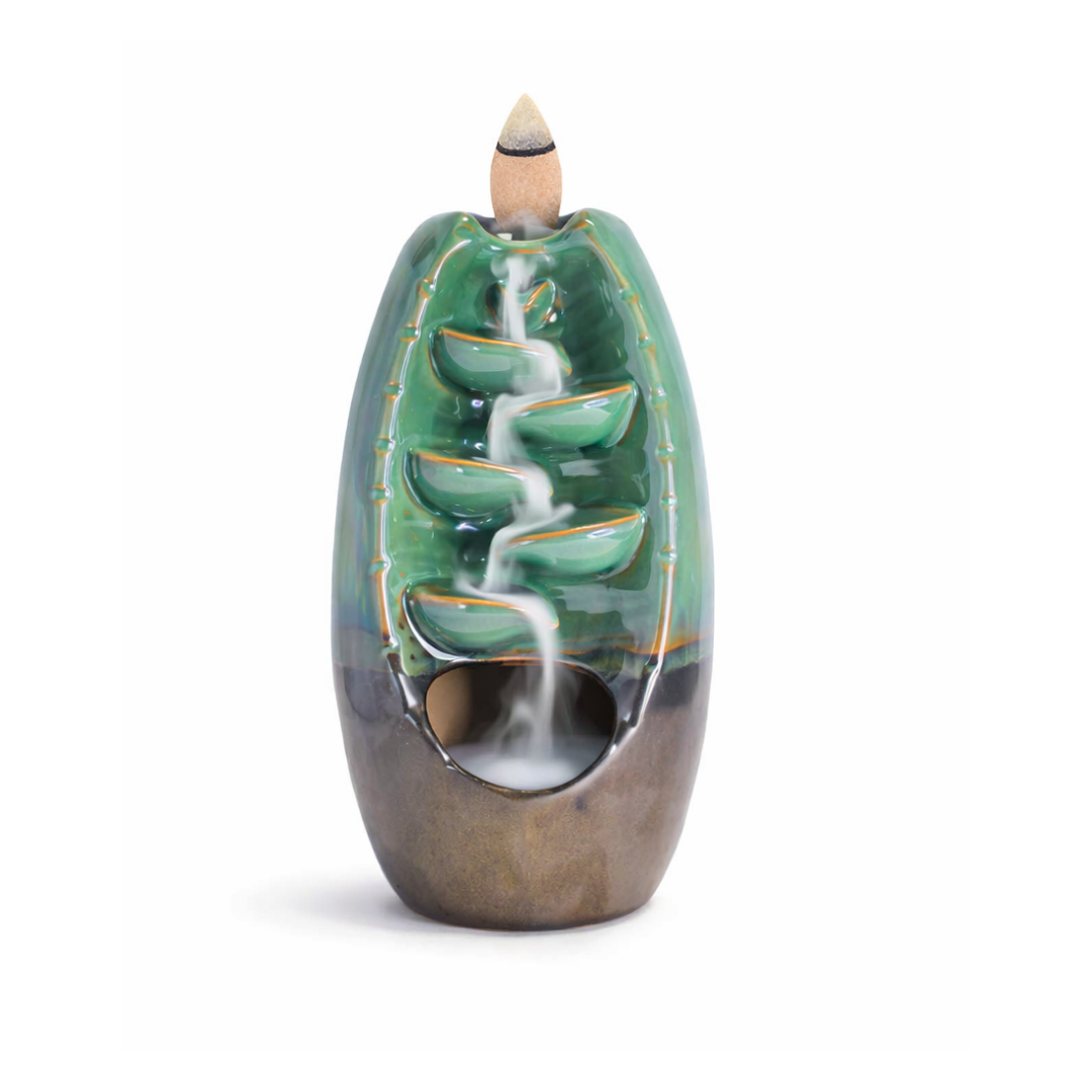 Colourful Ceramic Backflow Incense Cone Burner – greensquareshop