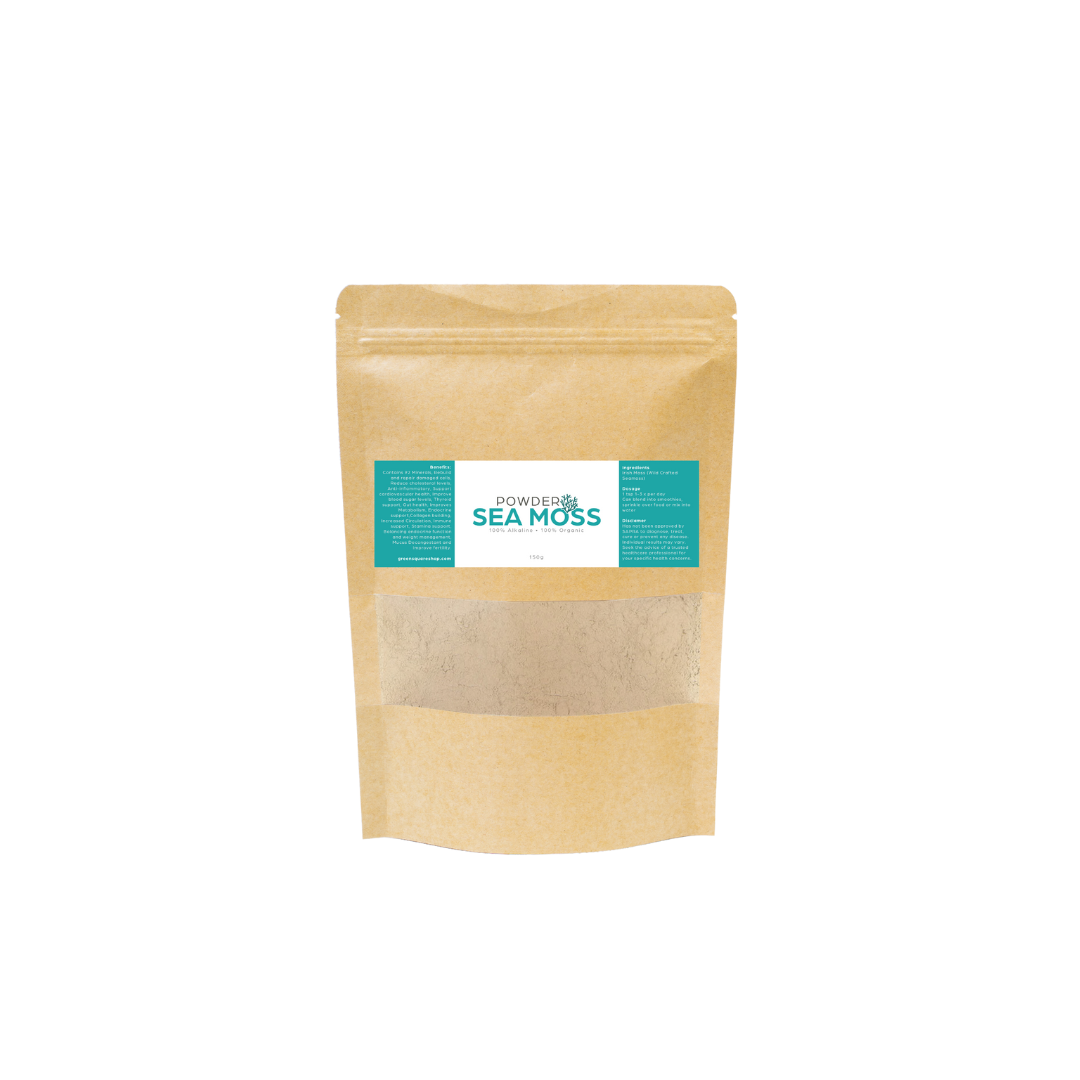 Irish Moss - Wild Crafted Sea Moss Powder – greensquareshop